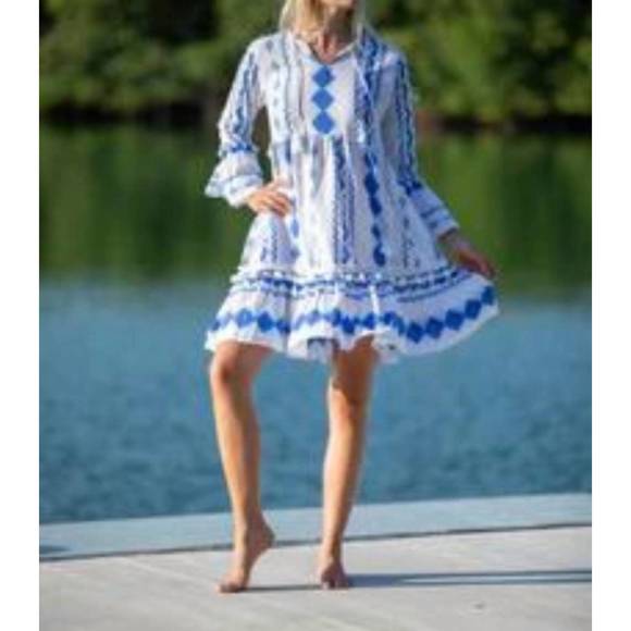 Bindu | Dresses | New Bindu Kalita Dress In Blue | Poshmark